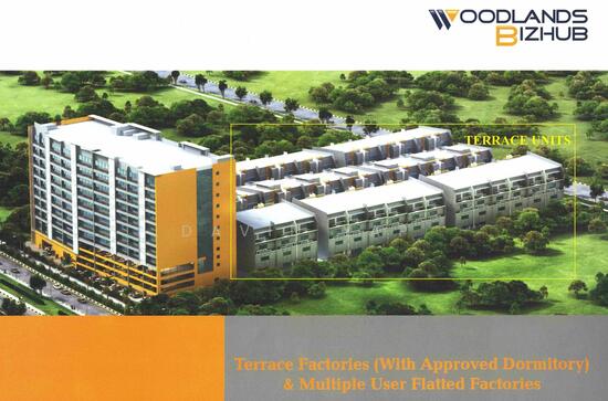 3-storey terrace factory with dormitory (Bizhub), Woodlands Industrial ...