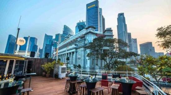 Rooftop Bar Restaurant 360 Marina Bay View, , 3000 sqft, Food ...