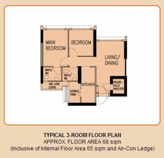 591A Ang Mo Kio Street 51, 591A Ang Mo Kio Street 51, 2 Bedrooms, 732 ...