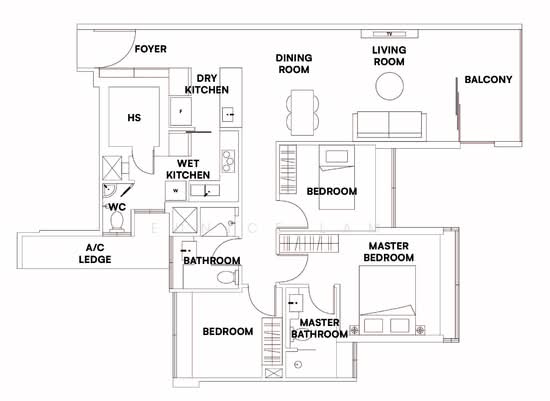 [No Longer Available] Oasis Garden, 51 Jalan Bunga Rampai, 3 Bedrooms ...
