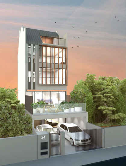 Brand New 5 Bedrooms Ensuite - Luxurious 3.5 Storey Inter Terrace with ...