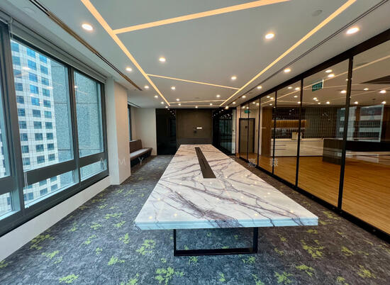 RAFFLES PLACE | Lift Lobby Frontage | Modern Fitted Office |, Raffles ...