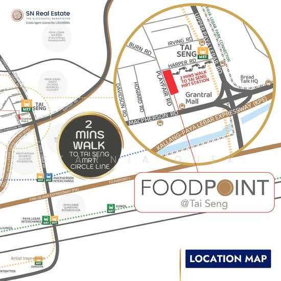 Food Point @ Tai Seng, 50 Playfair Road, 3509 sqft, Light Industrial ...