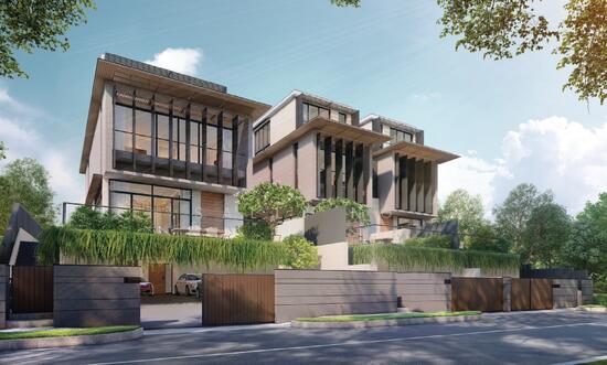 Prestigious Katong Brand New 2.5 storey plus basement Semi-D and Detached near MRT Semi-Detached ...