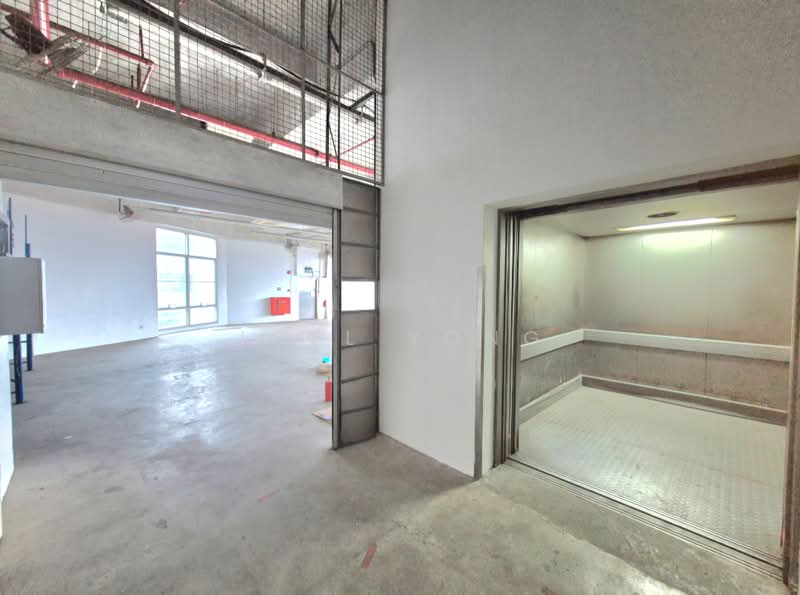 unit has mostly open spaces (own toilet)!, high ceiling with windows ...