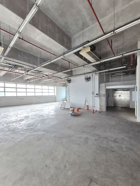 unit has mostly open spaces (own toilet)!, high ceiling with windows ...