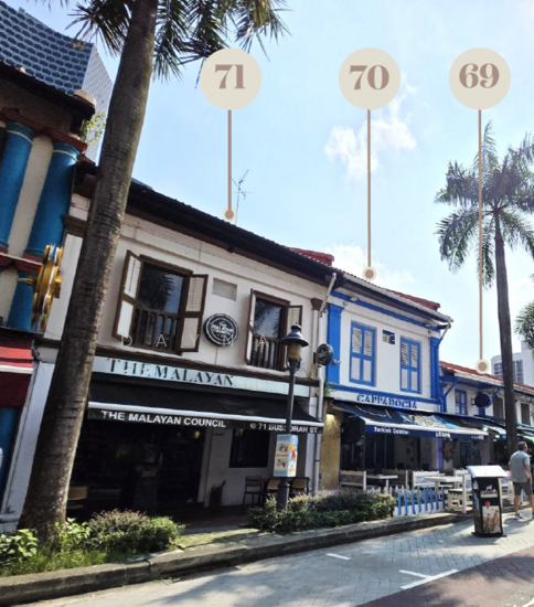 ⭐F&B Approval ⭐Kampong Glam Shophouse, Haji Lane, Bussorah St, Arab St, 5,670 sqft, Food ...