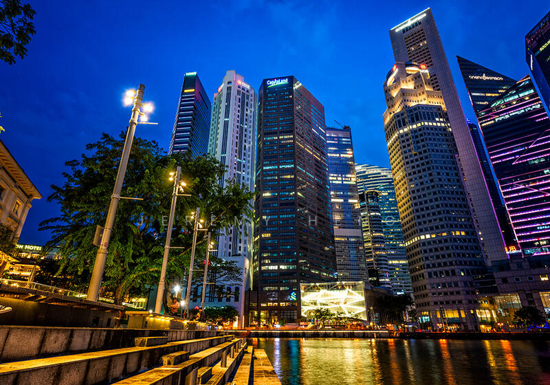 6 battery road Standard chartered tower, Battery road, Fullerton square ...