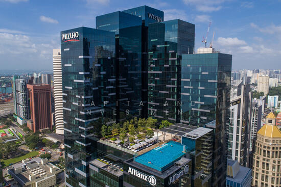 Asia Square Tower 2 | Corner unit with sea views & direct lobby ...