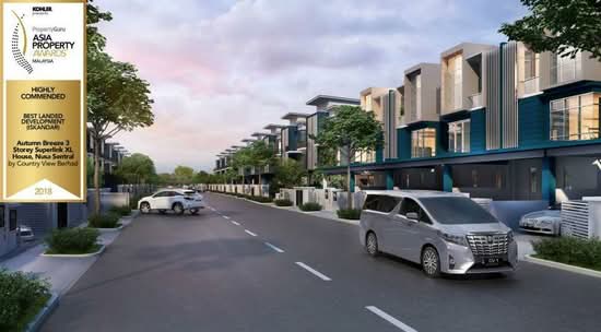 Autumn Breeze 3 Storey Superlink XL House, Taman Nusa Sentral untuk ...