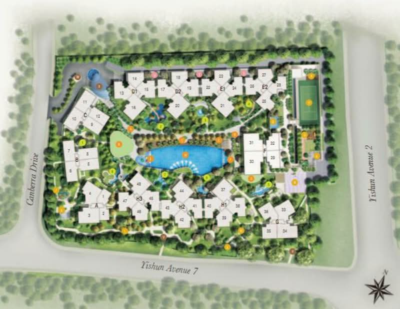 Eight Courtyards Condo Details in Sembawang / Yishun | PropertyGuru ...