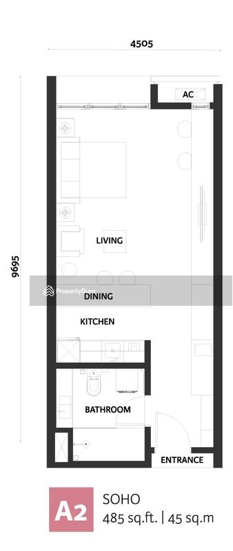 R Suite Chancery Residences untuk dijual @ Lot 1243, Jalan Ulu Kelang ...
