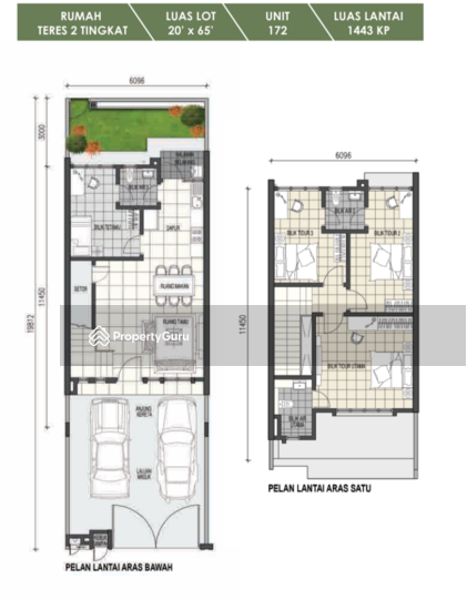 ARECA TERRACE, Johor Bahru, Johor, 1 Bilik Tidur, 130 kps, T SALE, by ...