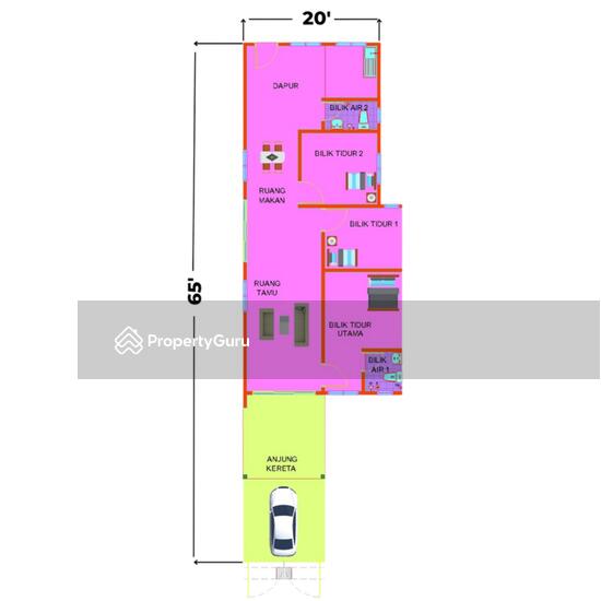 Rumah Pahang - Felda Sungai Retang, Jerantut, Pahang, 1 Bedroom, 130 ...