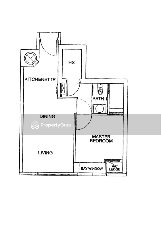 [No Longer Available] The Clift, 21 McCallum Street, 1 Bedroom, 495 ...