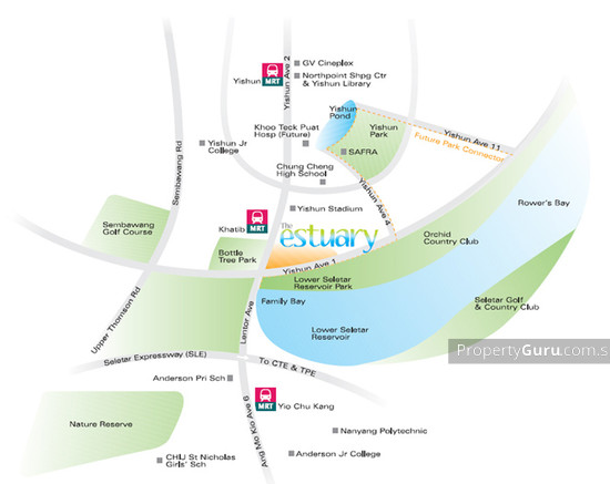 The Estuary @ Yishun, 1 Yishun Avenue 1, 769130 Singapore. Singapore ...